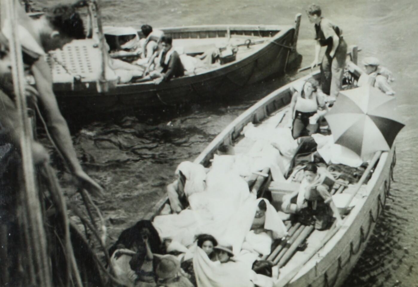 Photograph - Survivors in Lifeboats Alongside HMAS Hobart, Indonesia ...