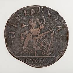 Token - Halfpenny, Voce Populi, Ireland, 1760