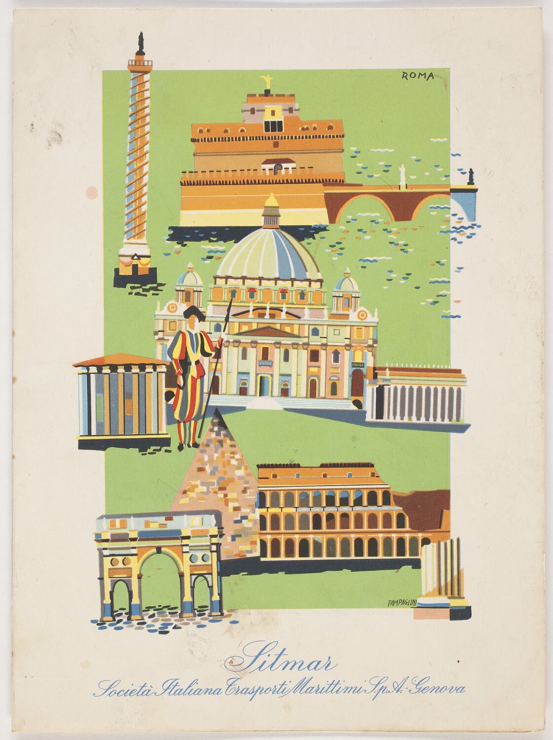 Menu - MV Fairsea, Sitmar Line, Lunch & Dinner, 20 Nov 1956