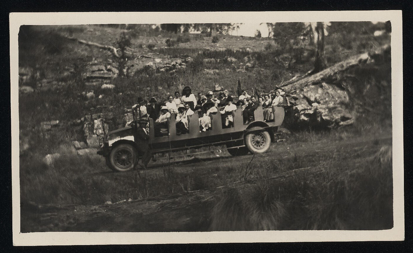 Photograph - Group in a Charabanc, Victoria, 1905-1920