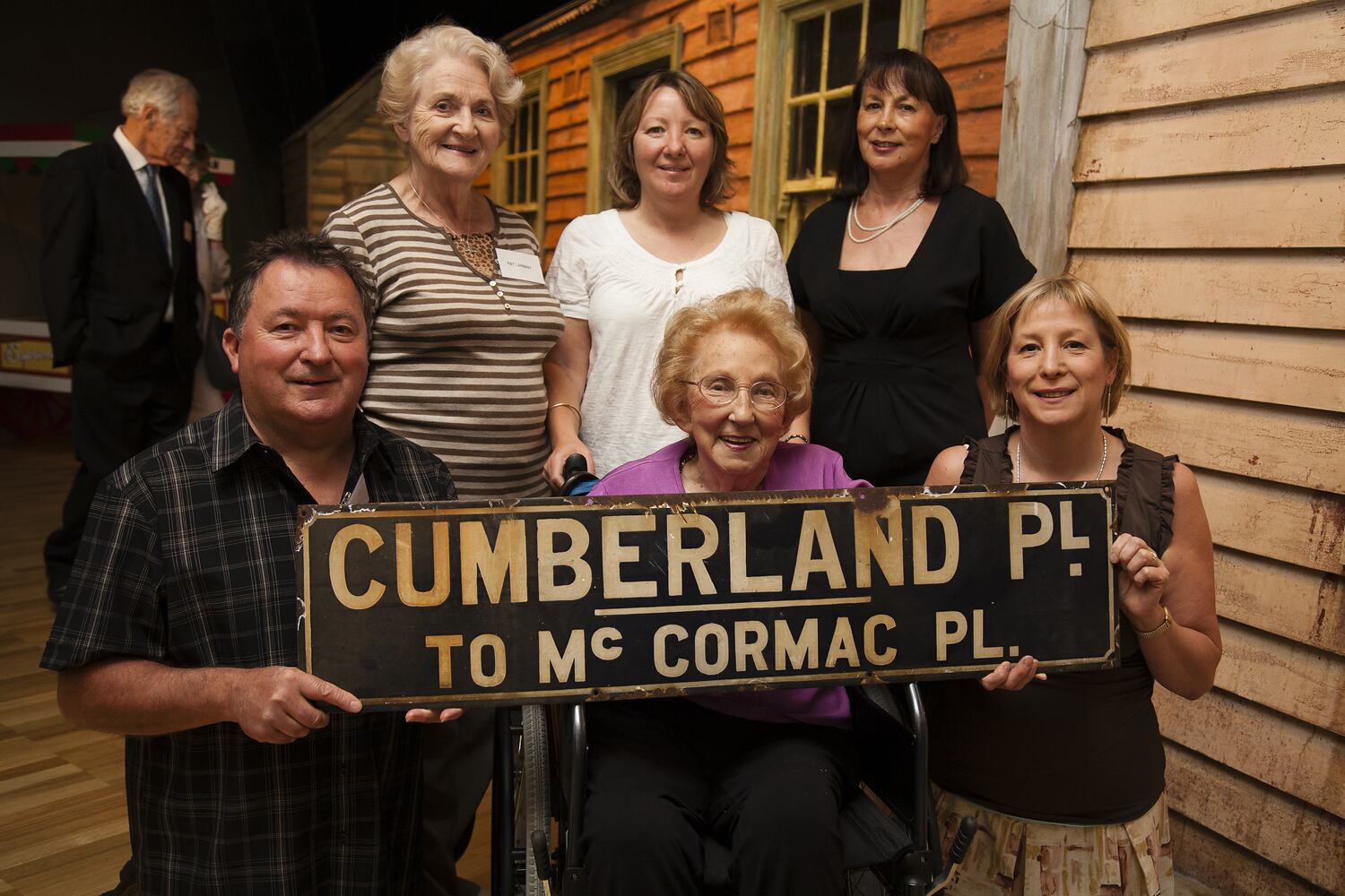 Street Sign - Cumberland Place to McCormac Place, pre 1950