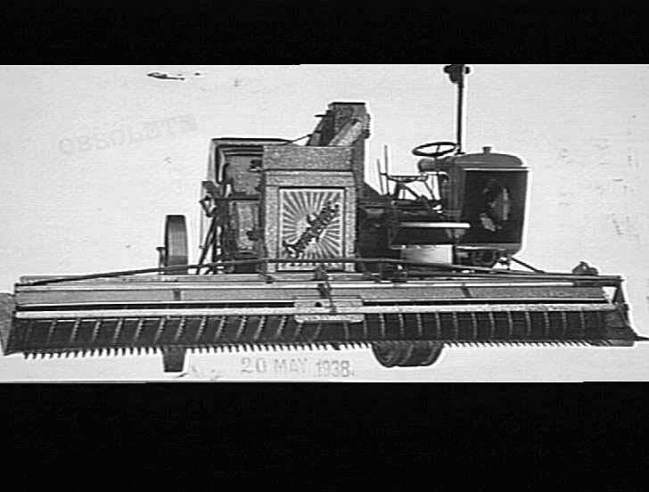 Photograph - H.V. McKay Massey Harris, Sunshine K Type Auto Header ...