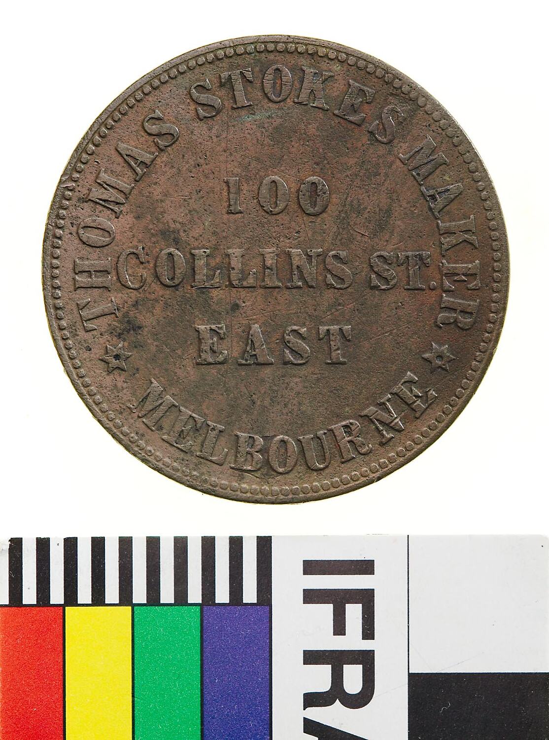 Token - 1 Penny, Thomas Stokes, Diesinker, Token Maker & Medallist ...