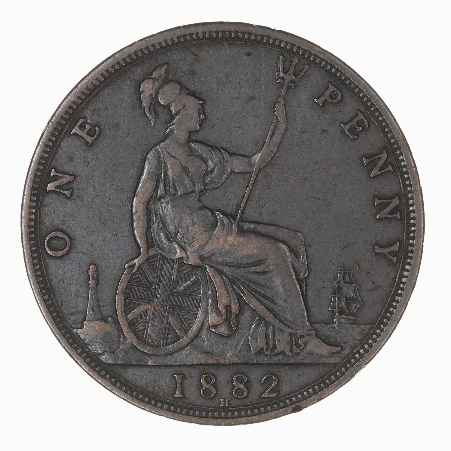 Coin - Penny, Queen Victoria, Great Britain, 1882