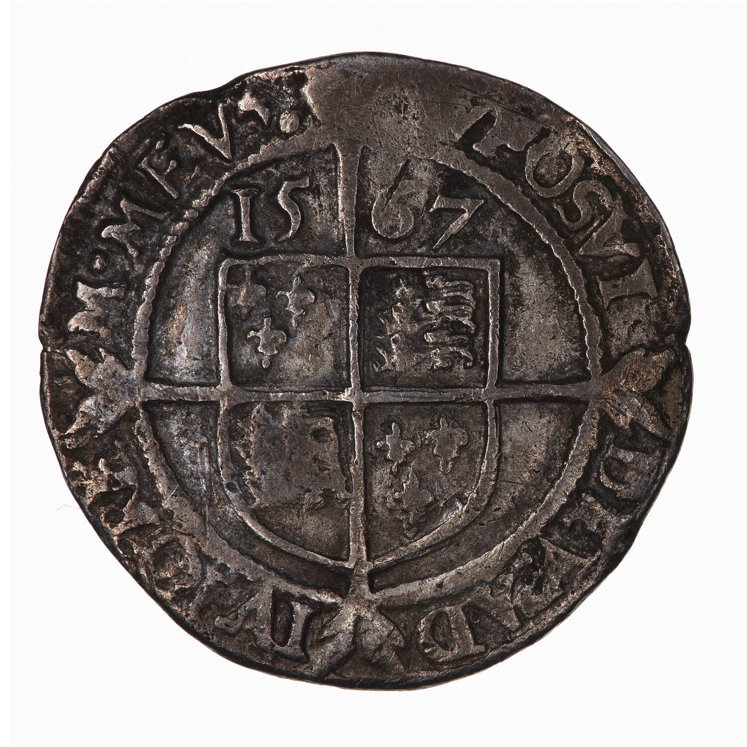 Coin - Threepence, Elizabeth I, Great Britain, 1567