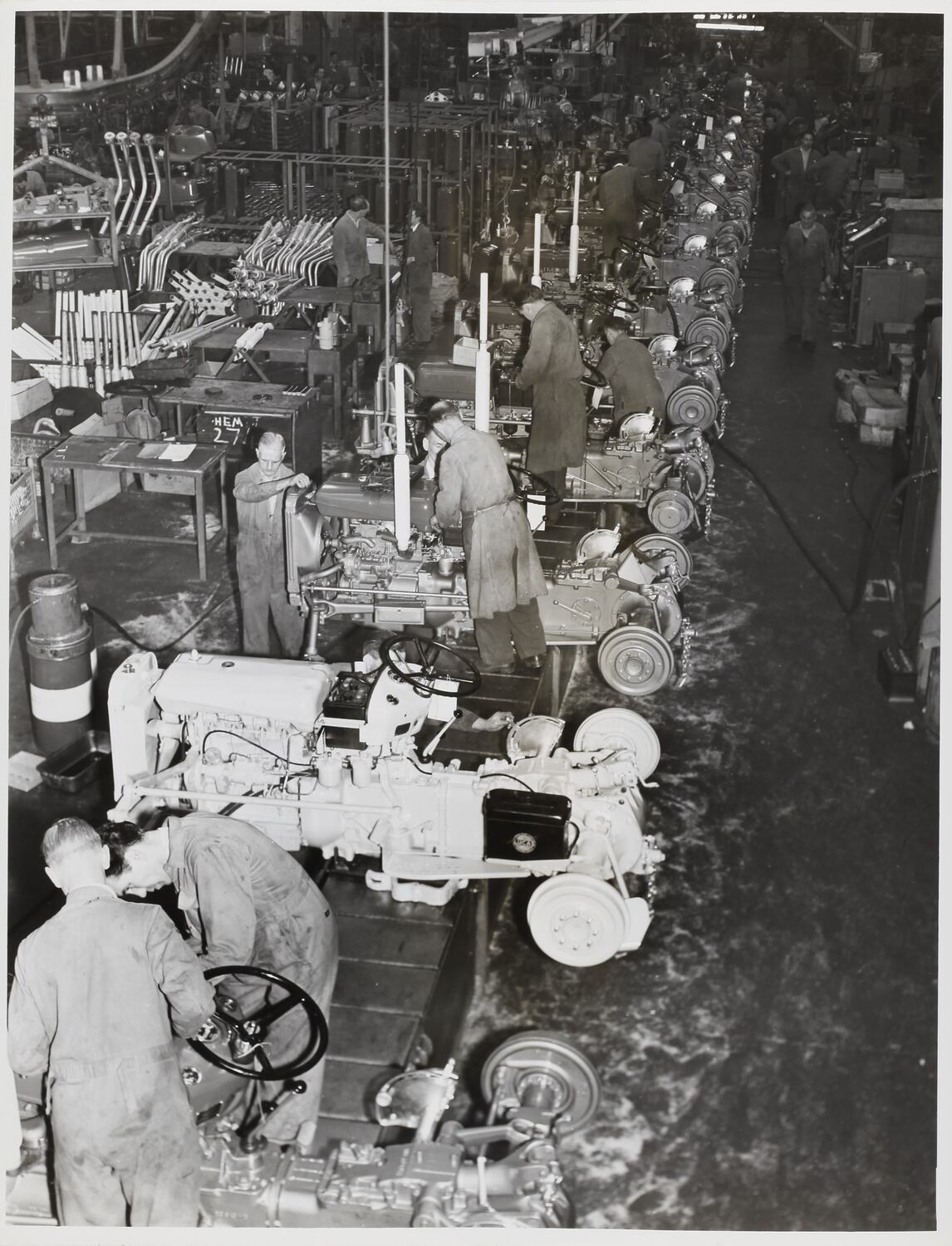 Photograph - Massey Ferguson, Workers on Production Line, Banner Lane ...