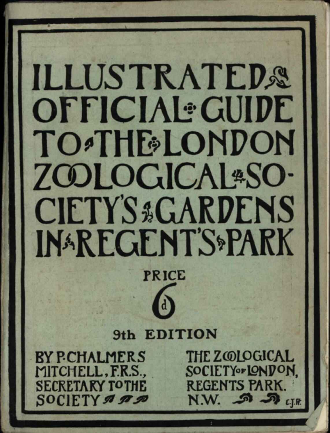 Book - 'Illustrated Official Guide to the London Zoological Society's ...