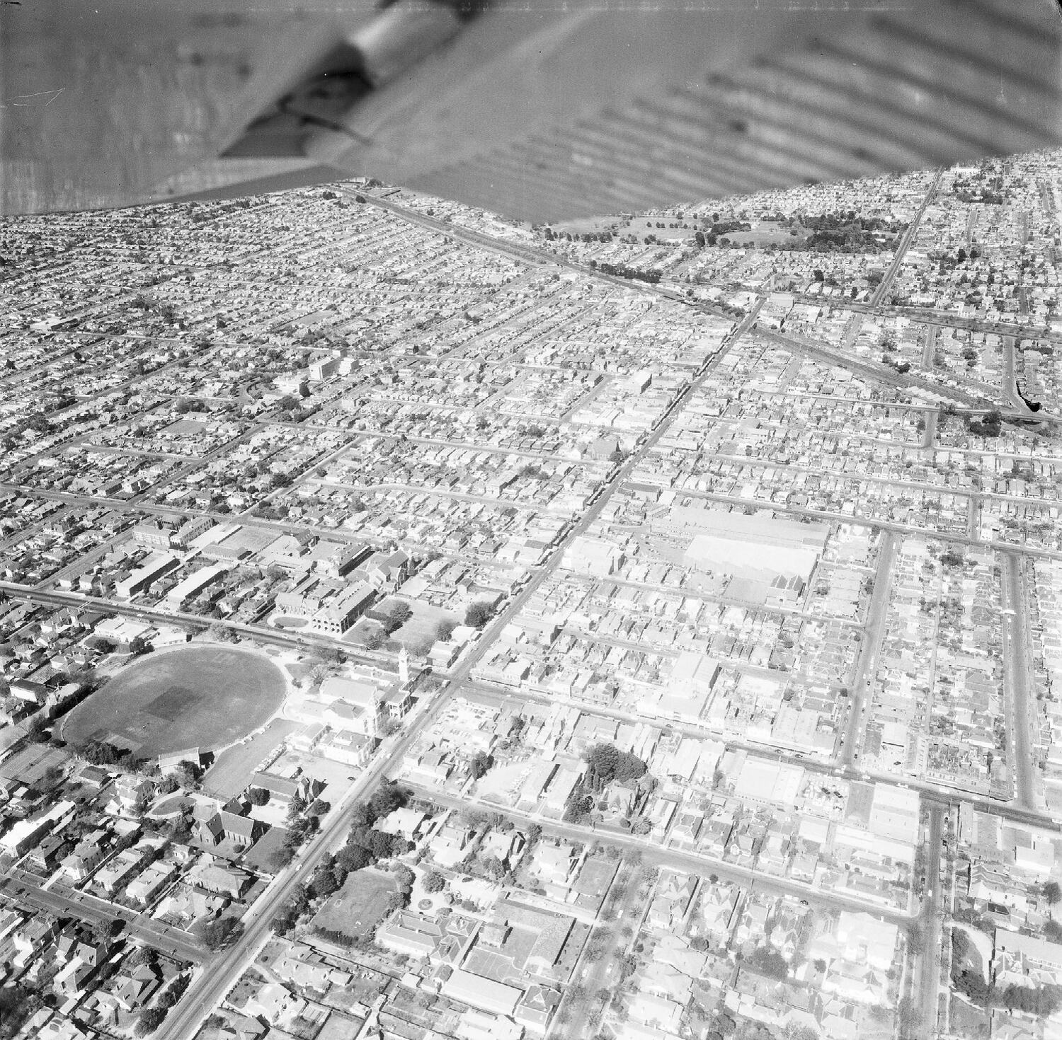 Negative - Aerial View of Malvern, Victoria, circa 1960-1970