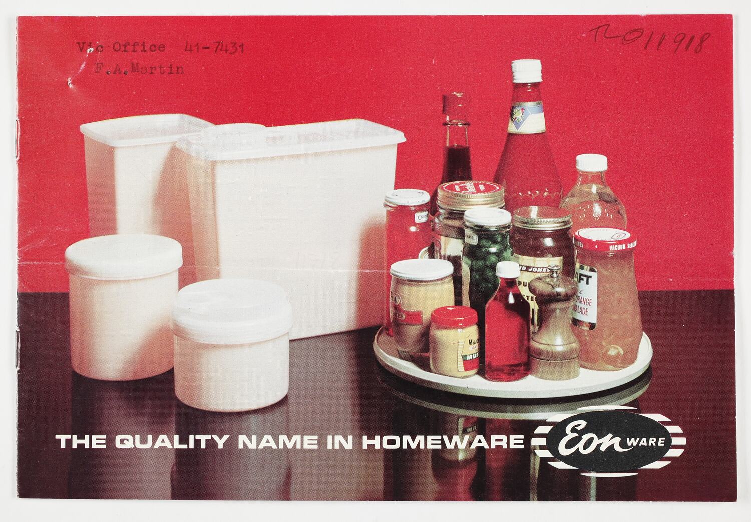 Catalogue - Eonware Pty Ltd, Plastic Mouldings, circa 1965