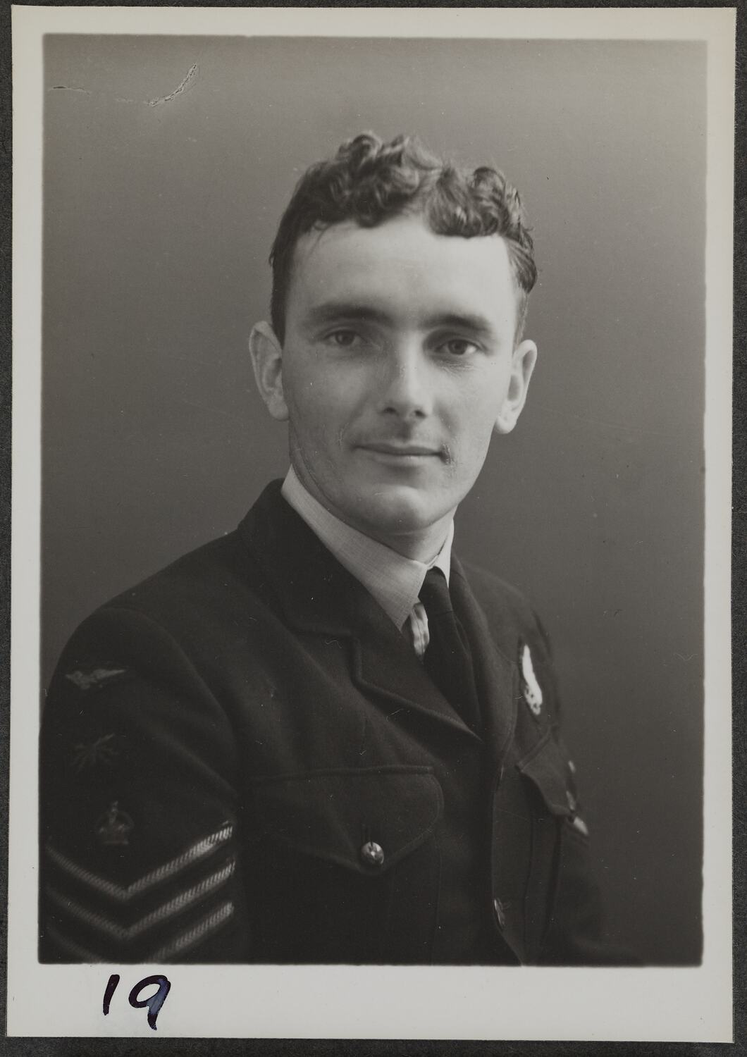 Photograph - Flight Sergeant Vic Brooker, Abbotsford, Victoria, World ...