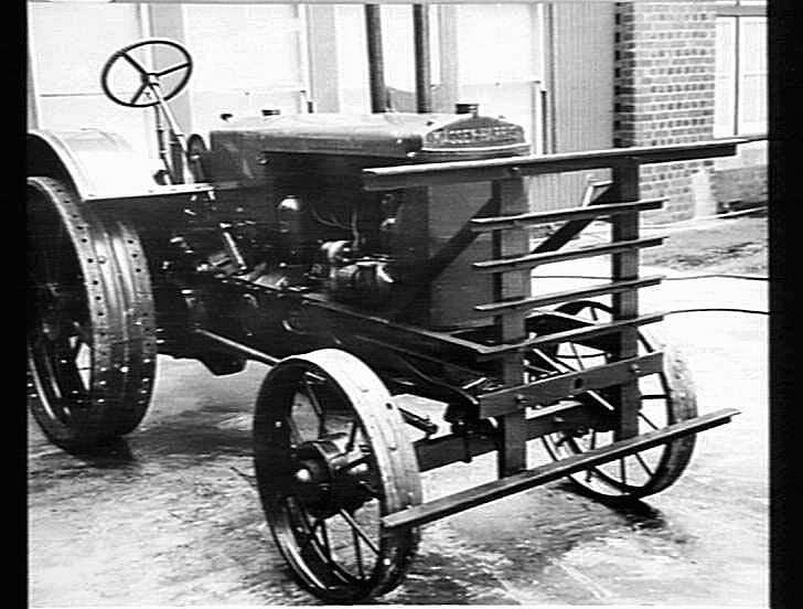 Photograph - H.V. McKay Massey Harris, Pacemaker Tractor Fitted with a ...