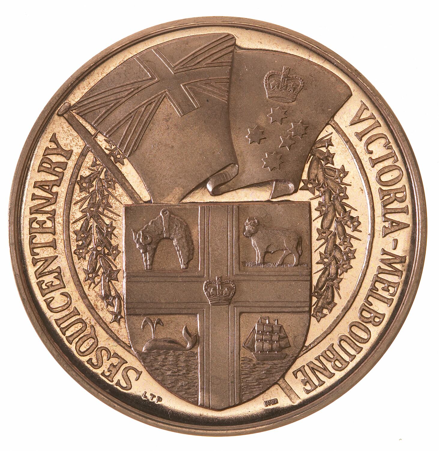 Medal - Sesquicentenary of Victoria, Numismatic Association of Victoria ...