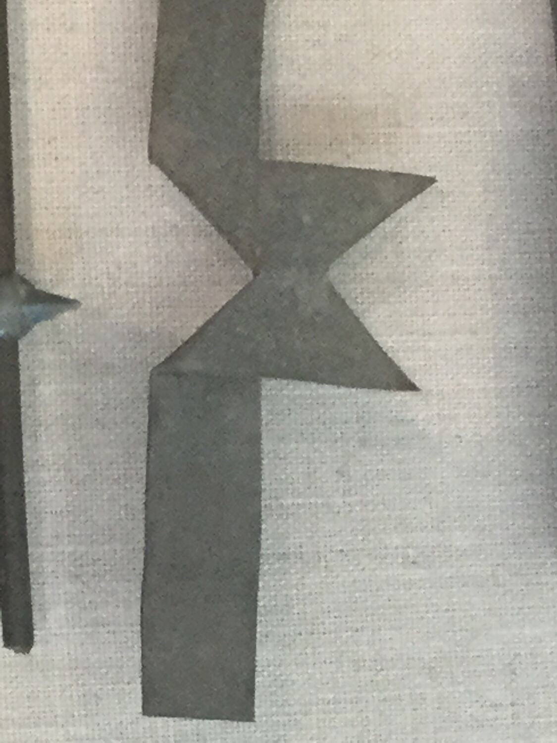 Barbed Wire Sample - Kirchhoffer, Twisted Ribbon, Two Point, Illinois, 1881