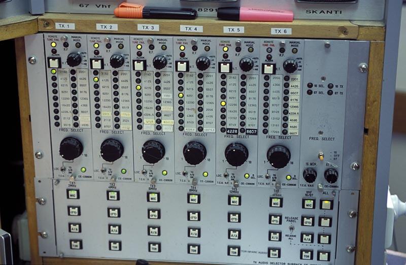 Slide - Transmitter Frequency Selectors, Melbourne Coastal Radio ...