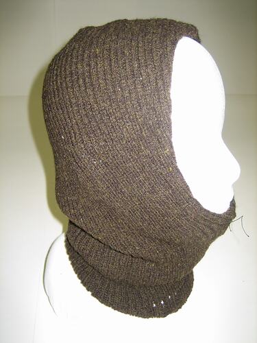 Balaclava - Dark Brown Wool, 1960-1979