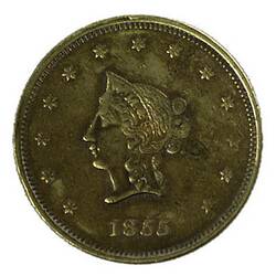 Coin - 20 Dollars, California, United States of America, 1855