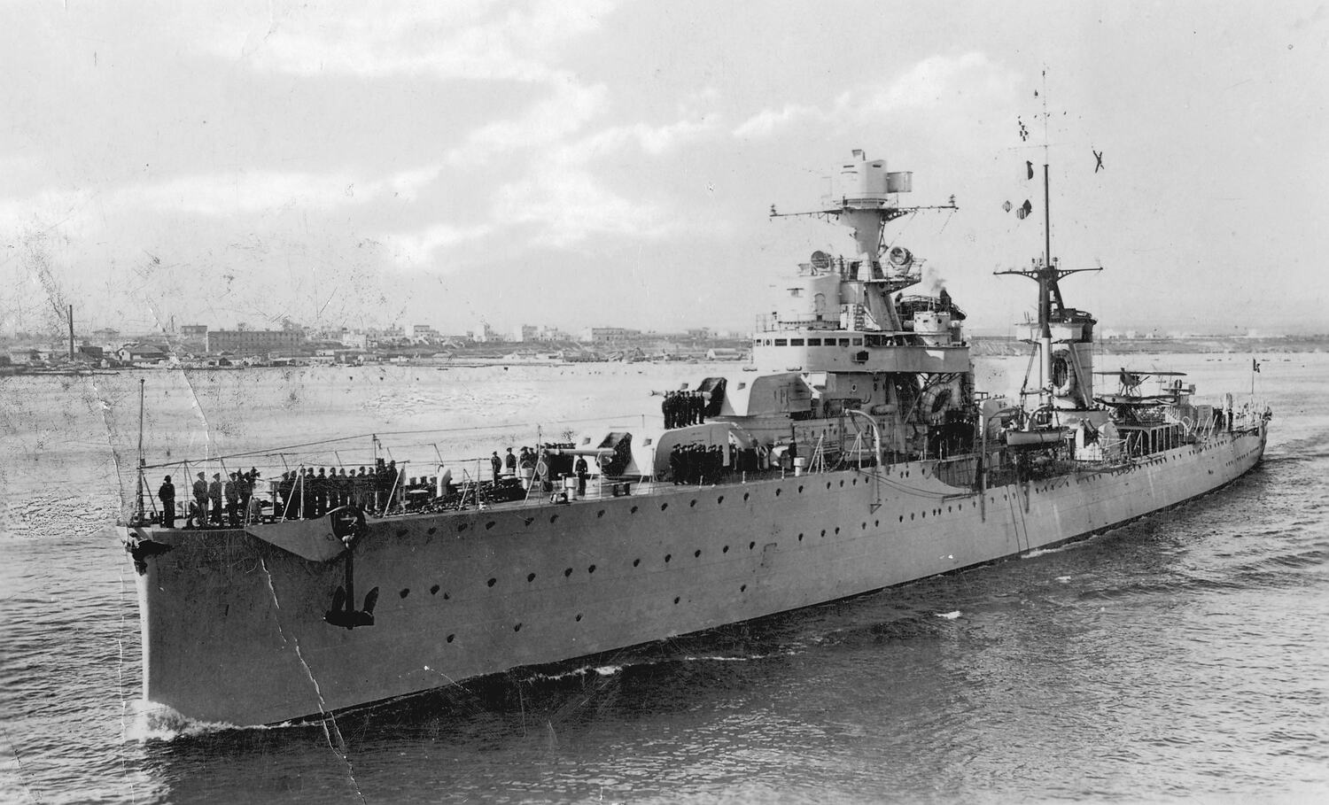 Photograph - Italian Cruiser R.I.A. Diaz, World War II, 1939-1945