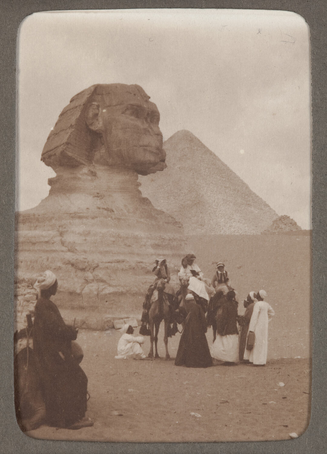 Digital Image - Portrait in Front of the Great Sphinx of Giza, Egypt ...