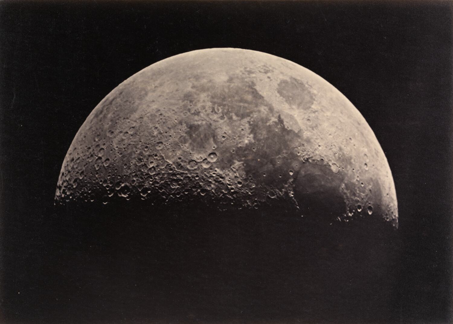 Photograph - Moon, taken with the Great Melbourne Telescope, Melbourne ...