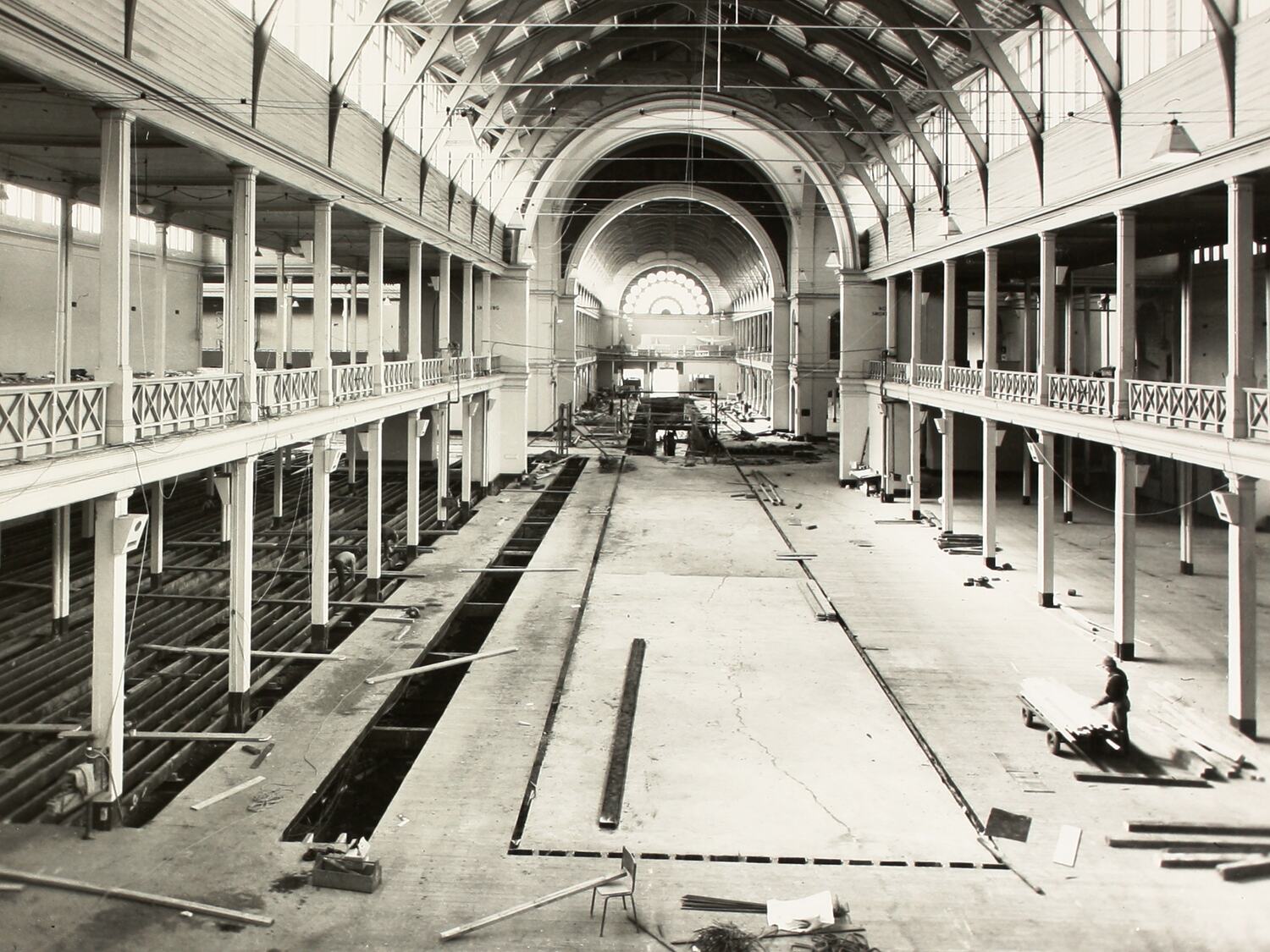 Photograph - Programme '84, Timber Floor Replacement in the Great Hall ...