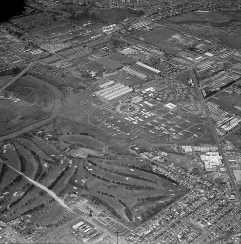 Negative - Aerial View of Maidstone & Maribyrnong, Victoria, 1970-1974