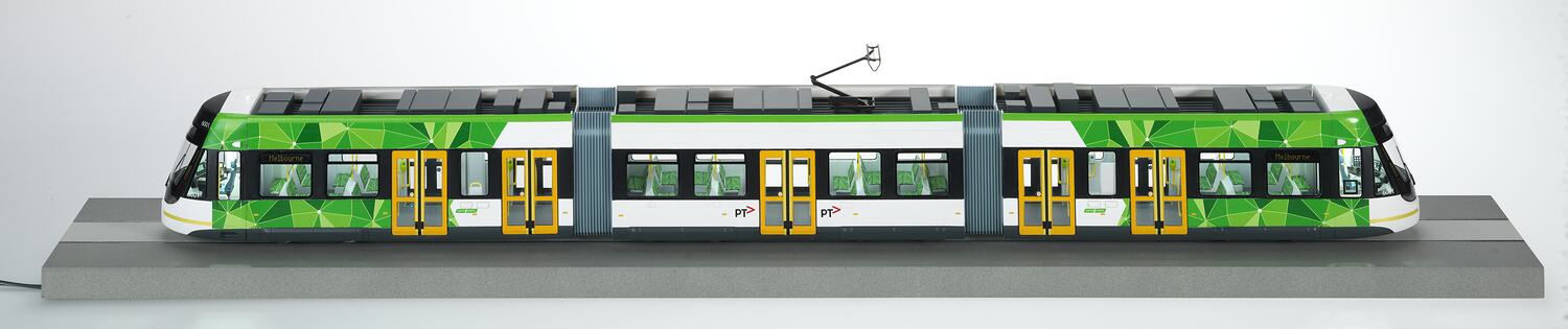Base - Plain, Electric Tram Model, Bombardier Transportation, E-class ...