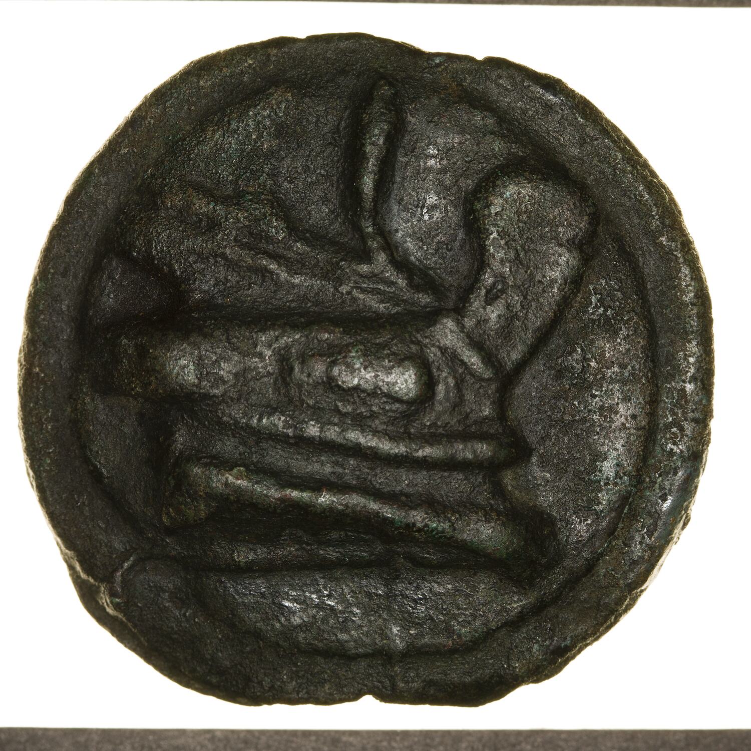 Coin - As, Aes Grave, Ancient Roman Republic, 225-217 BC