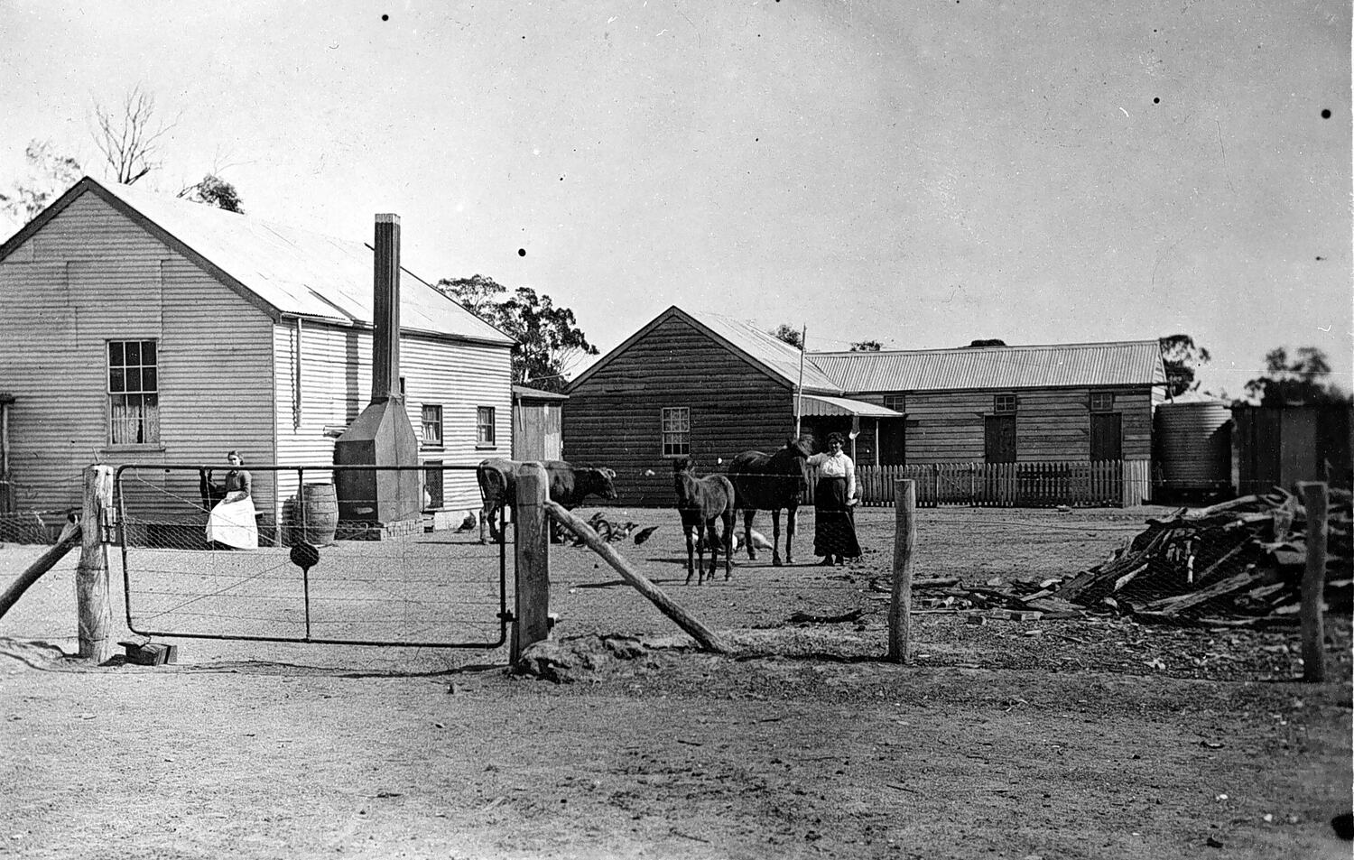 Negative - Laanecoorie (?), Victoria, circa 1915