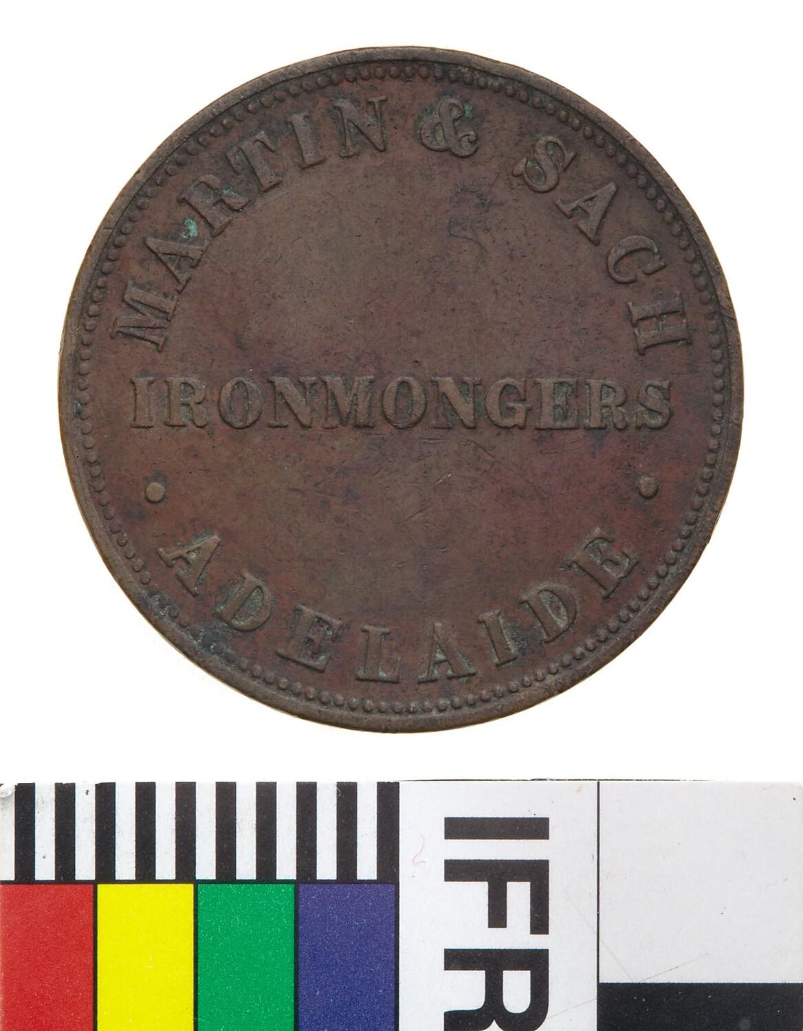 Token - 1 Penny, Martin & Sach, Ironmongers, Adelaide, South Australia ...