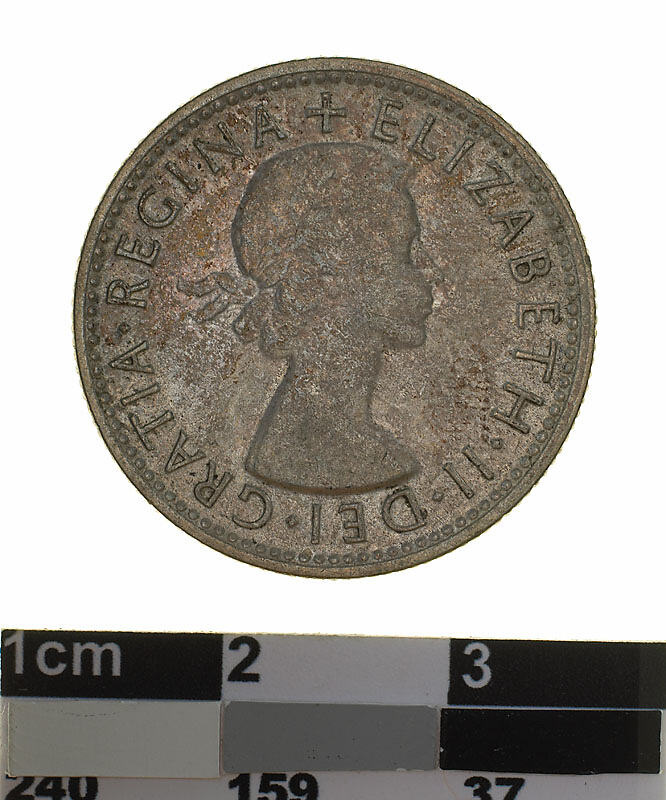 Coin - 1 Shilling, Australia, 1954