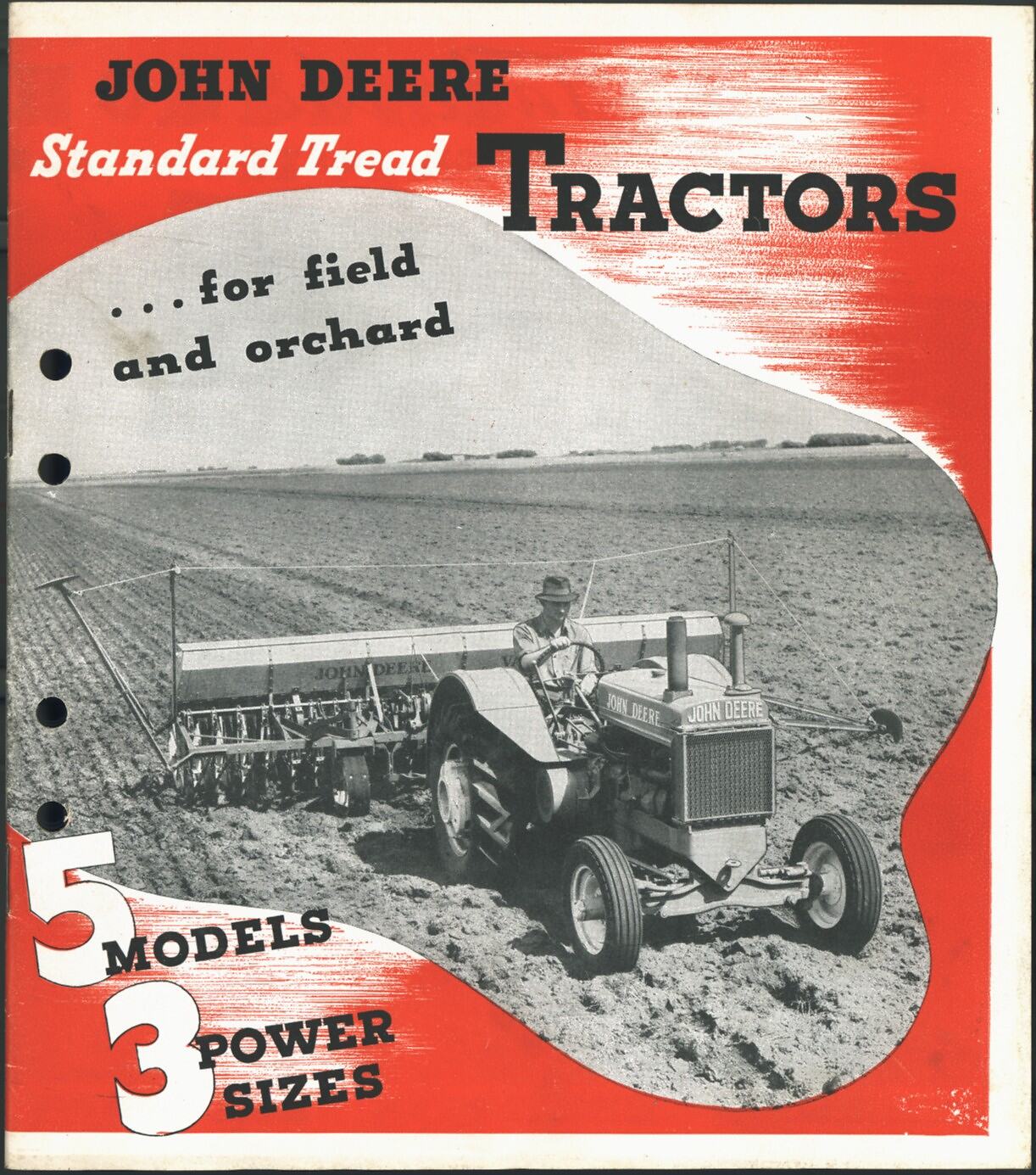 Brochure - John Deere, 'Standard Tread Tractors for Field & Orchard ...
