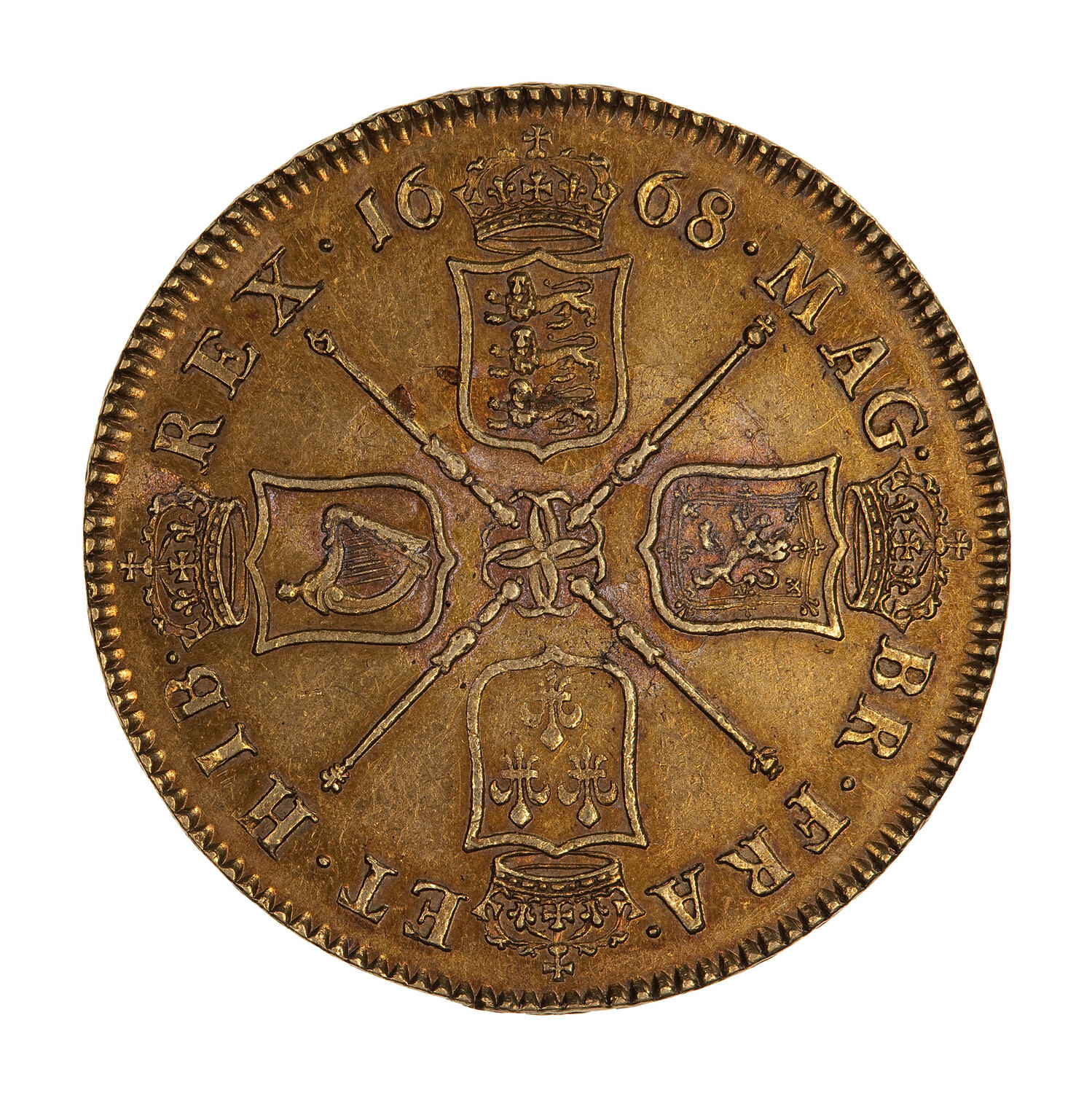 Coin - 5 Guineas, Charles II, Great Britain, 1668