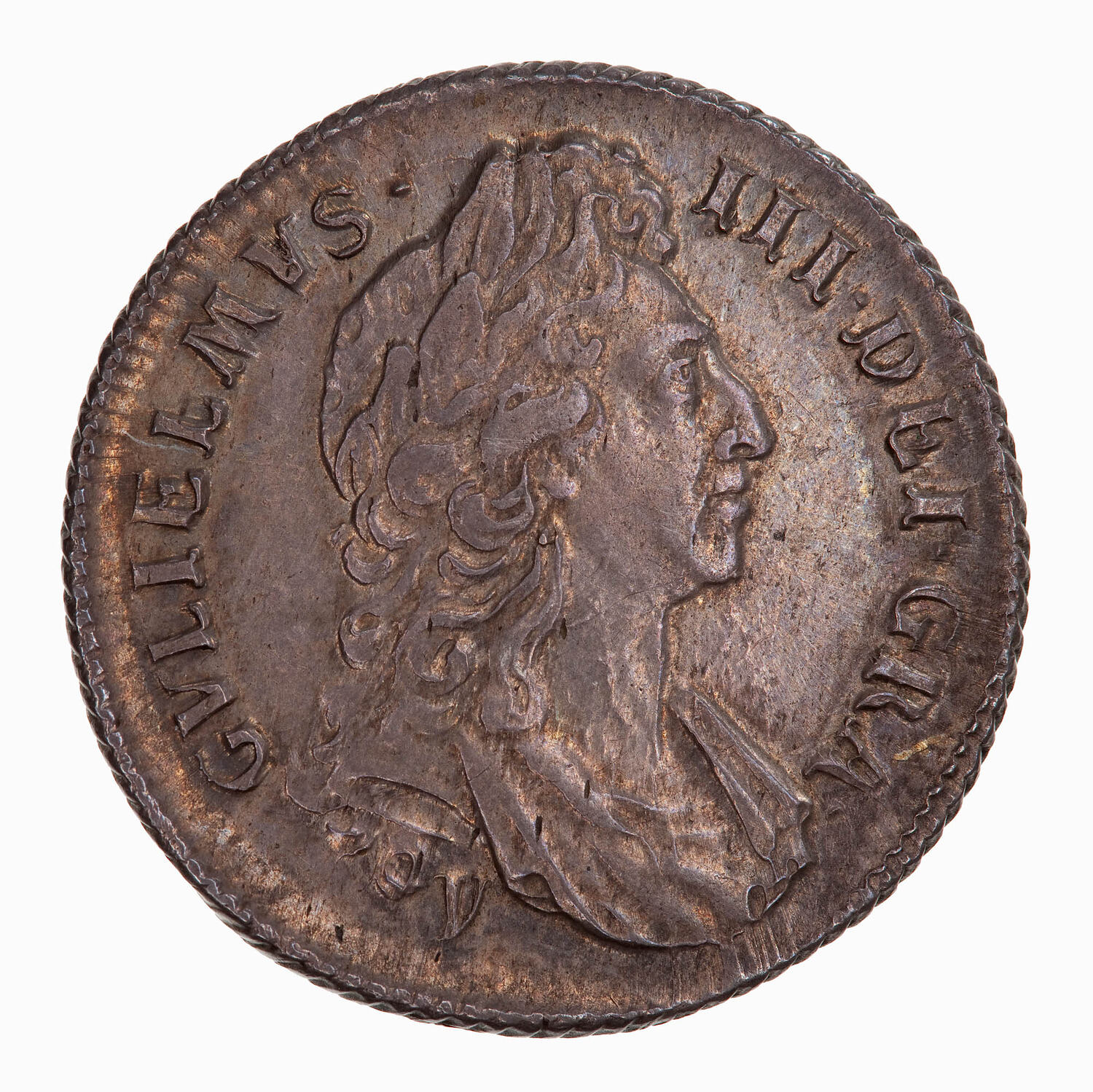 Coin - Shilling, William III, Great Britain, 1696