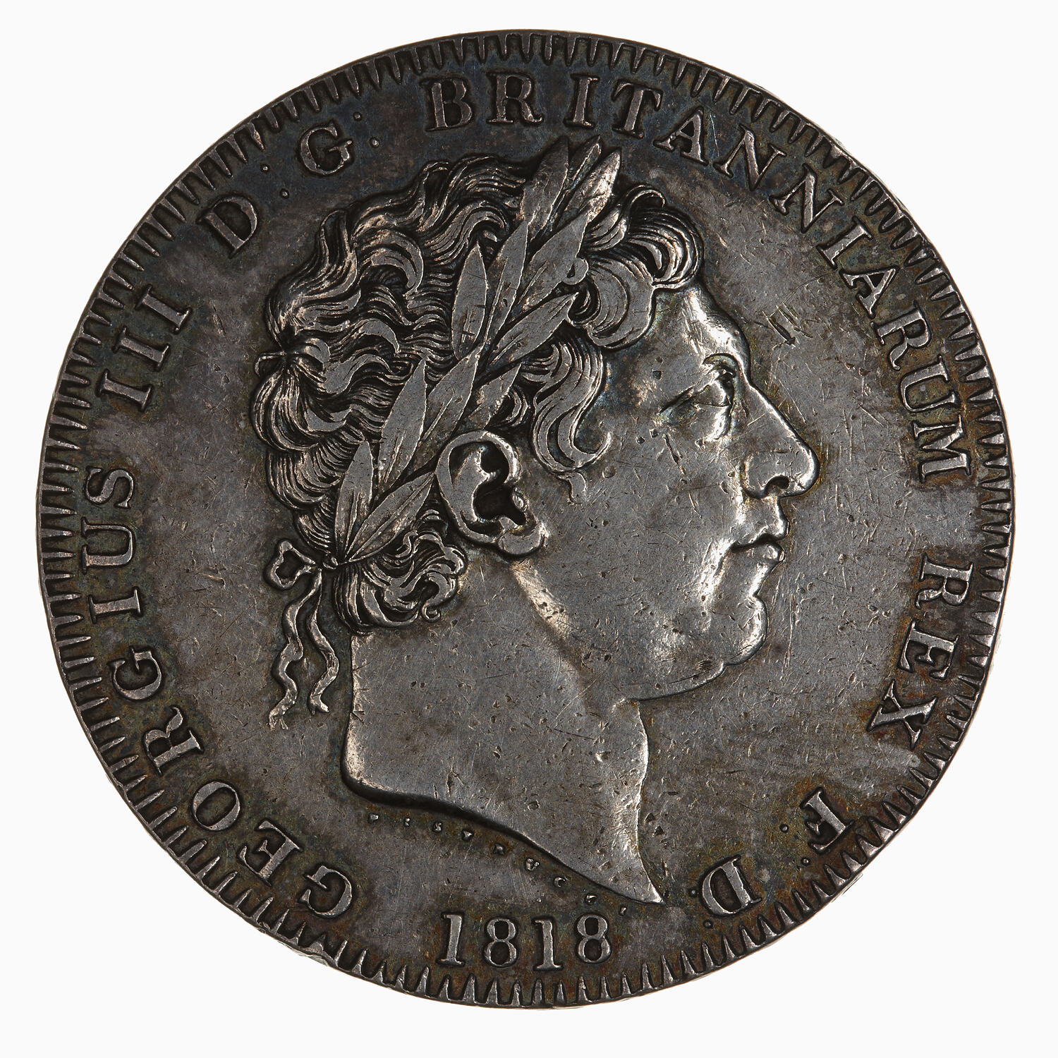 Coin - Crown, George III, Great Britain, 1818