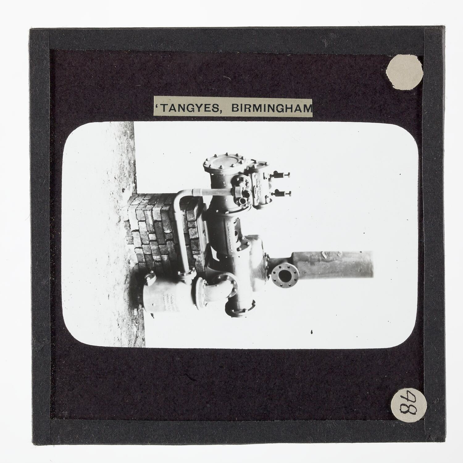 Lantern Slide - Tangyes Ltd, Horizontal Simplex Double-Acting Steam ...