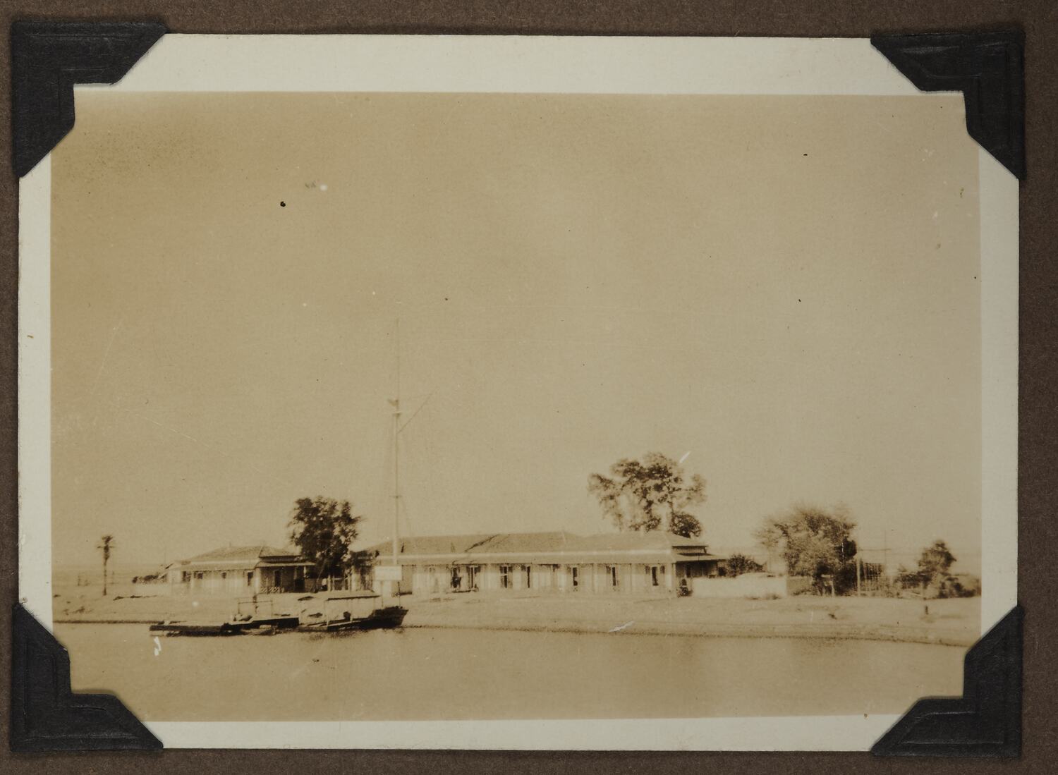 Photograph - Suez Canal & Buildings, Ismailia, Egypt, 1928