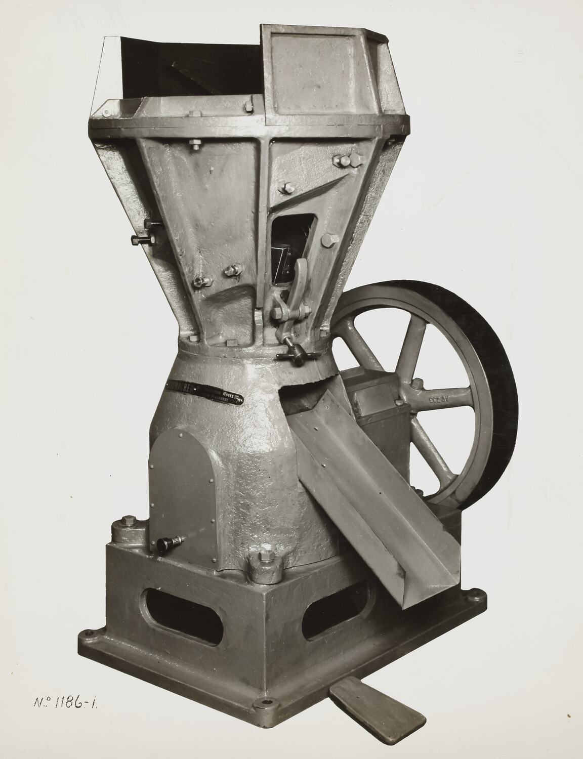 Photograph - Schumacher Mill Furnishing Works, 'Chip Crushing Machine ...