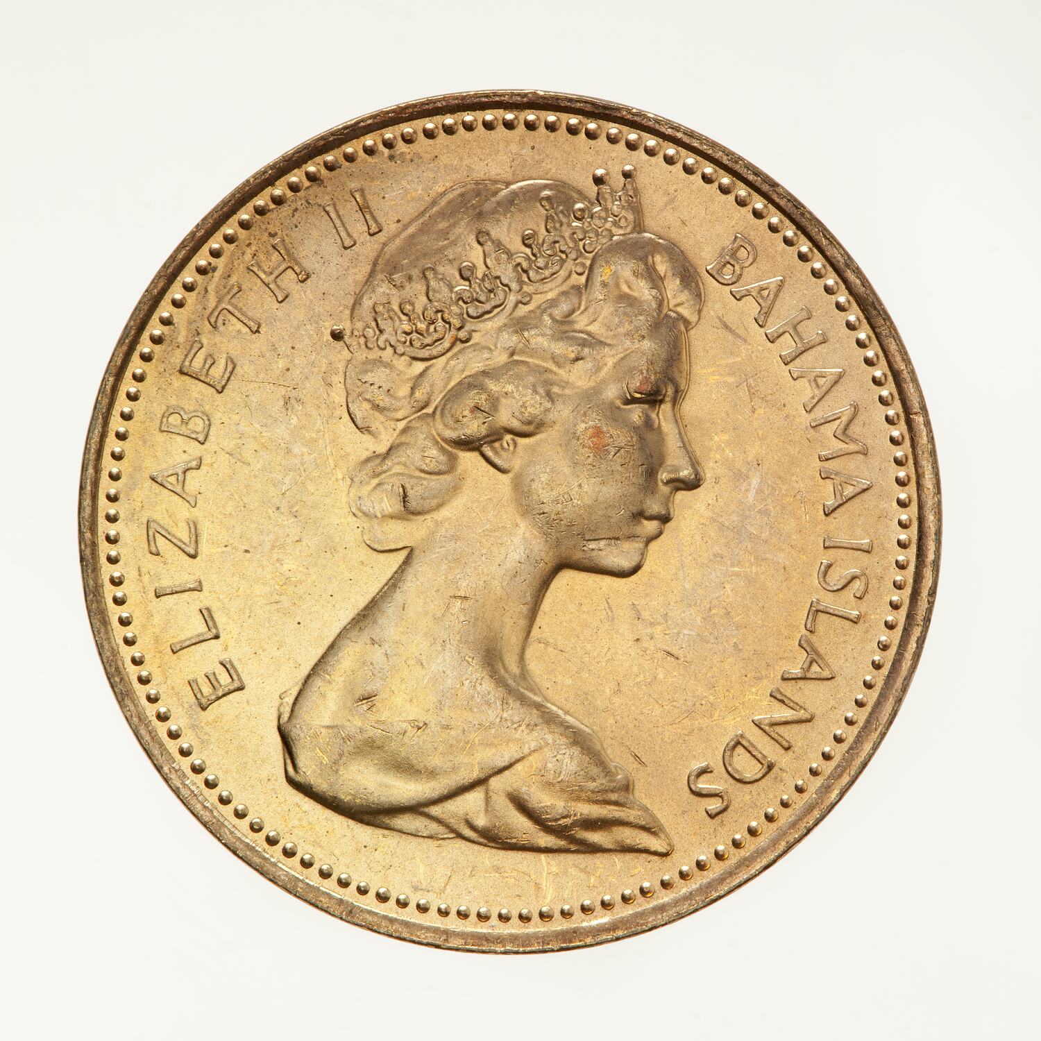 Coin - 1 Cent, Bahamas, 1970