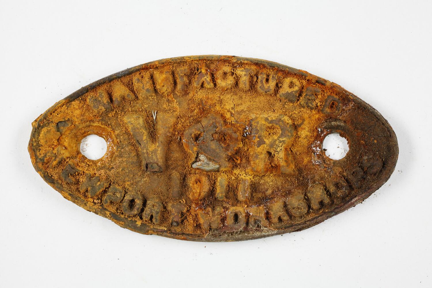 Rollingstock Builder's Plate - Victorian Railways, Newport Workshops, 1911