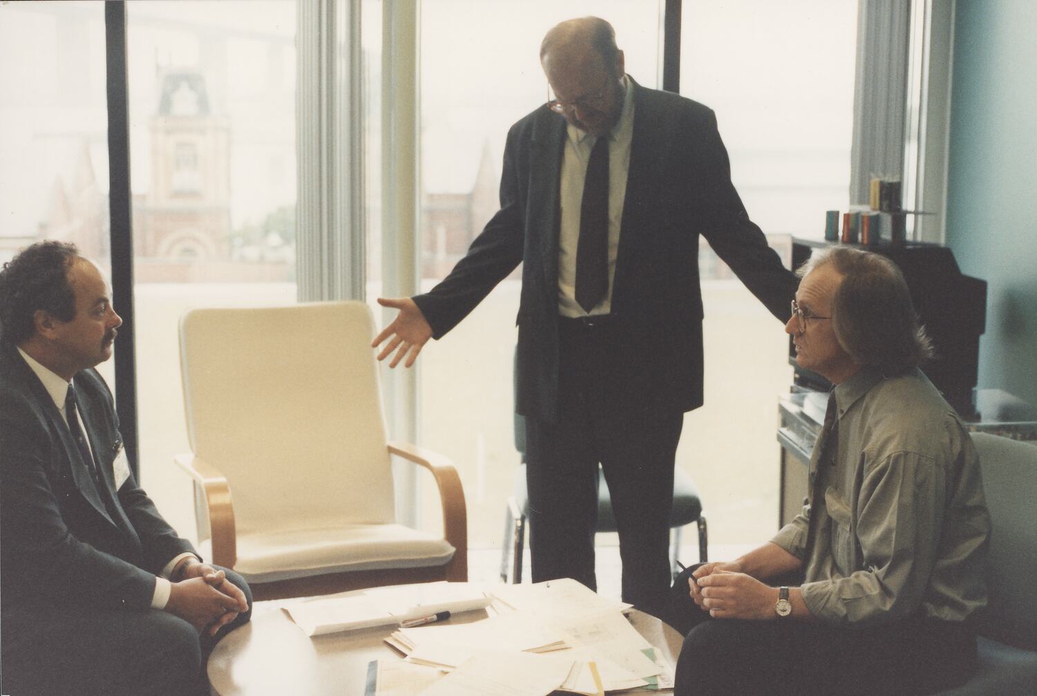 Photograph - Three Men Around a Table, Scienceworks, Spotswood ...