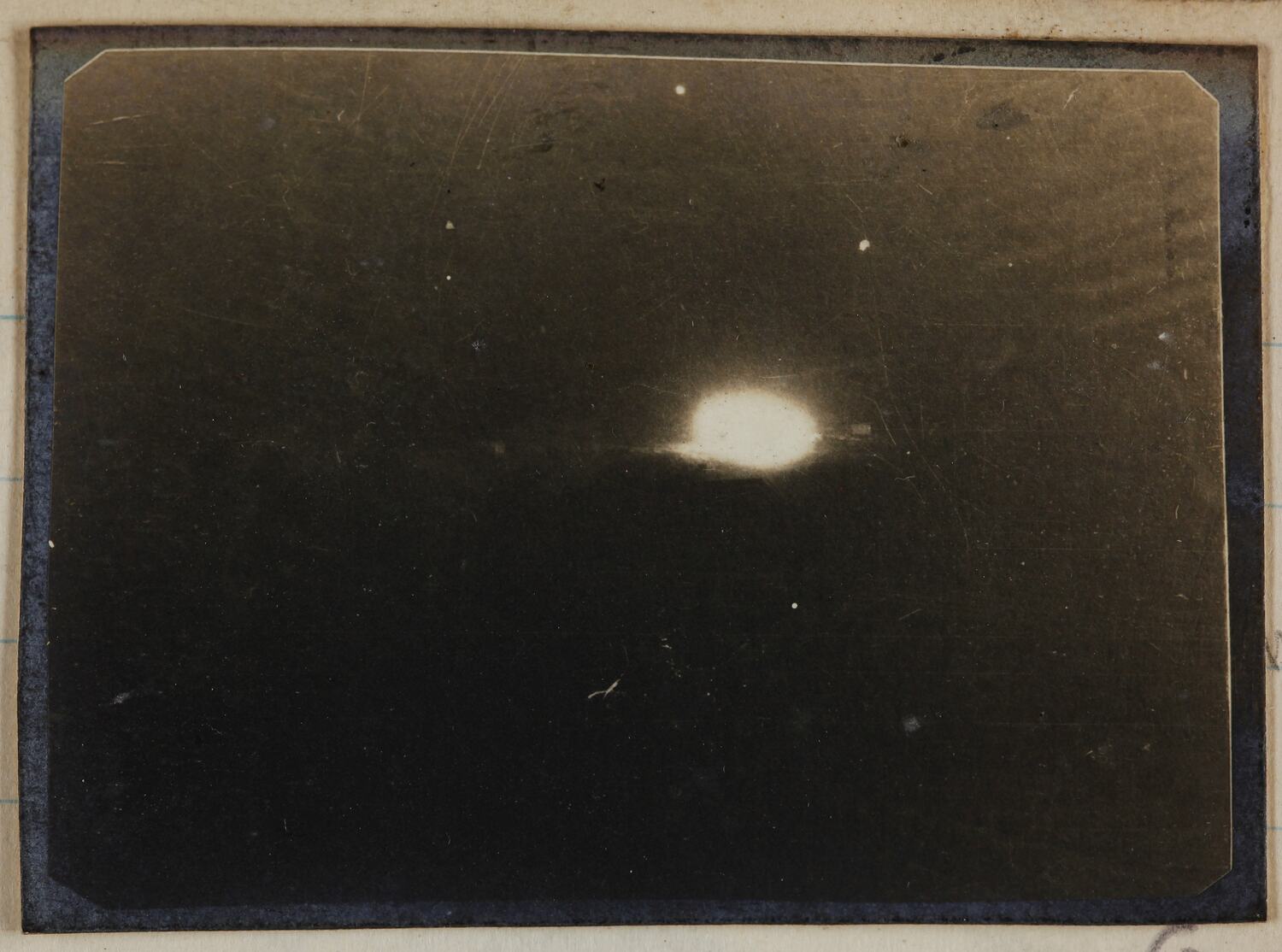 Photograph - Six-Inch 'Naval Gun Flash', France, Private John Lord ...