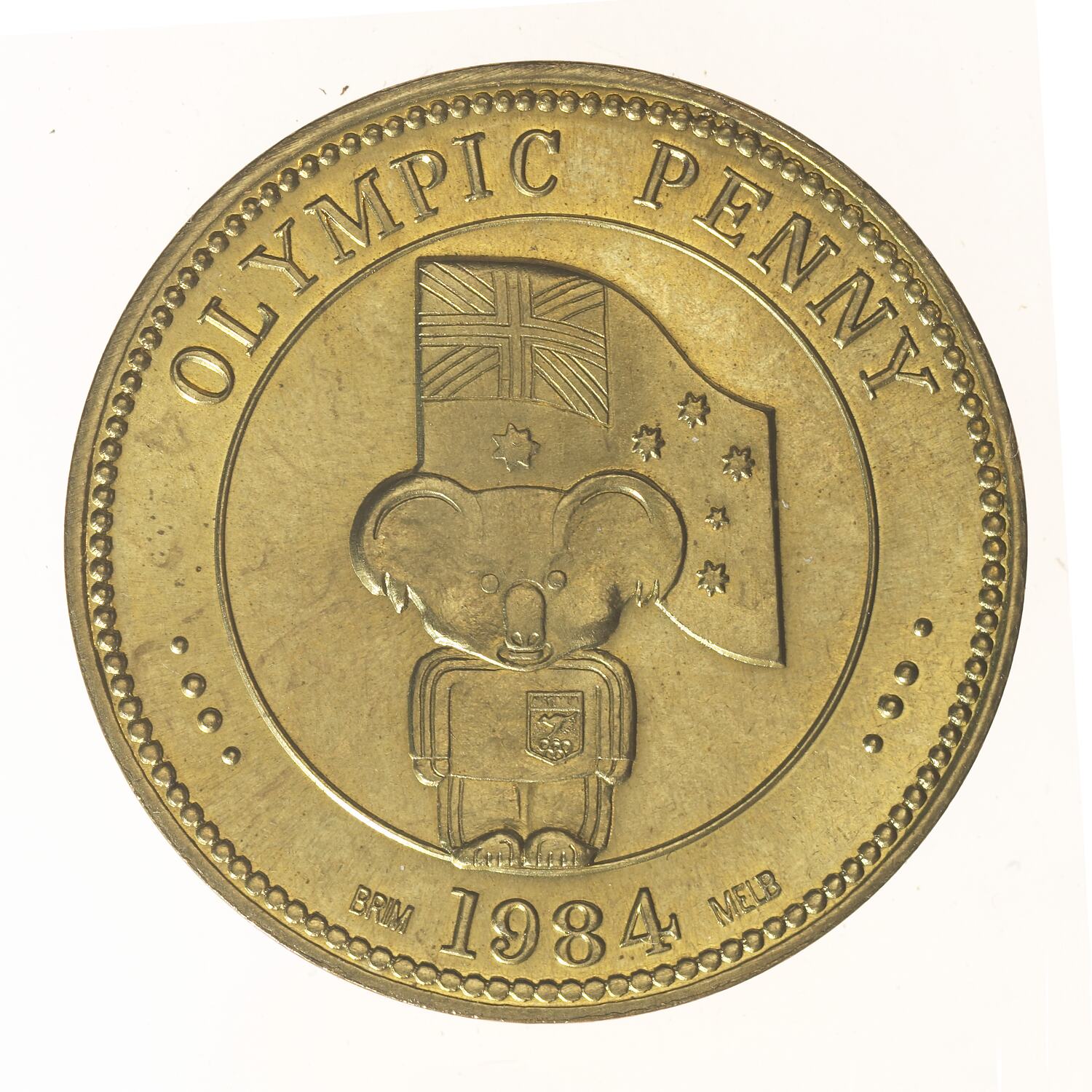 Advertising Check - Olympic Penny, Estab. Four Generations, Armstrong ...