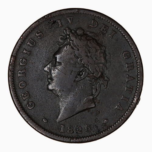 Coin - Penny, George IV, Great Britain, 1826
