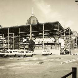 Photograph - Construction of Centennial Hall from Gate 4 Nicholson ...