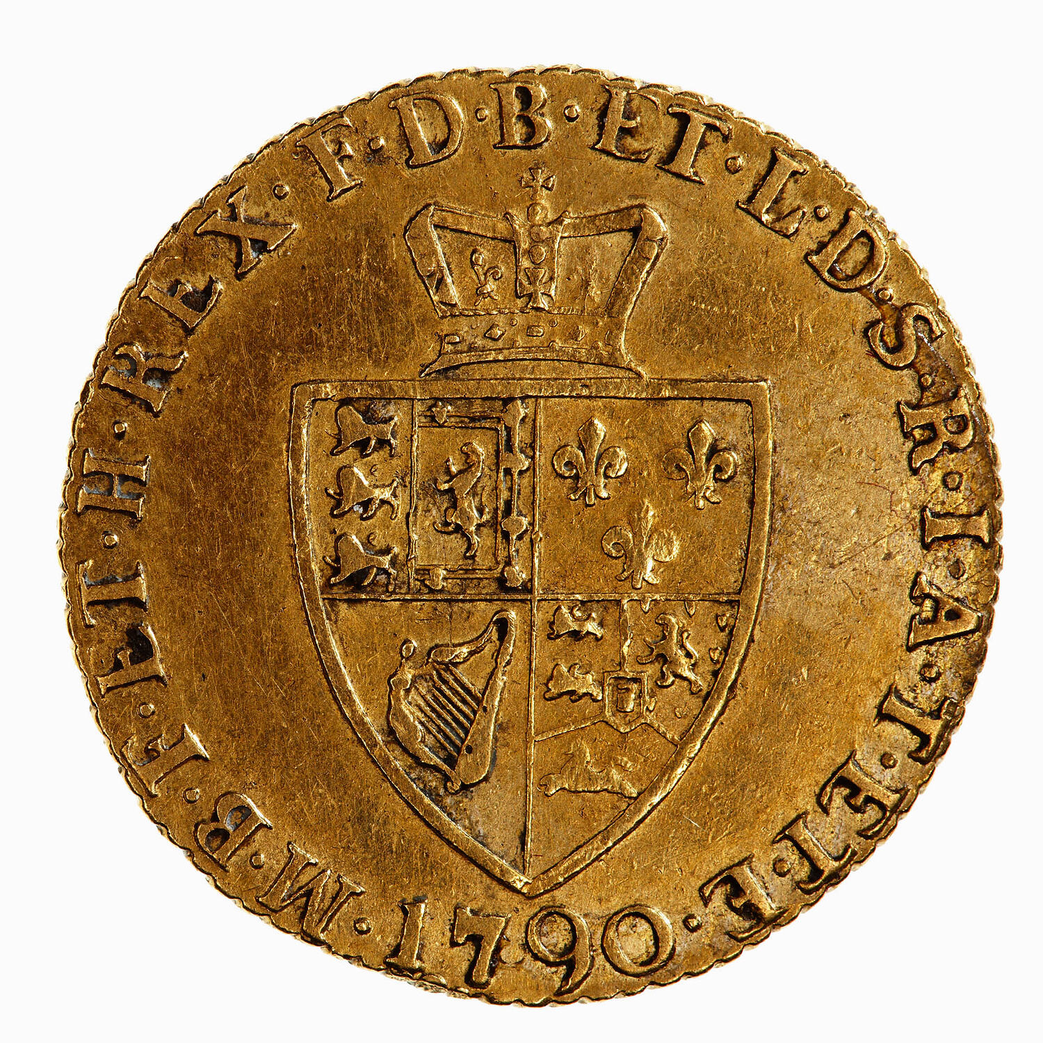 Coin - Half-Guinea, George III, Great Britain, 1790