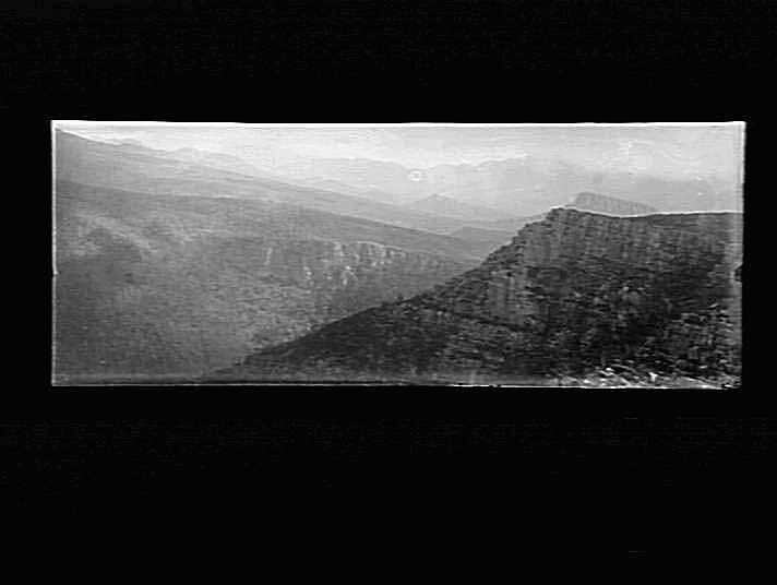 Glass Negative - Landscape, by A.J. Campbell, The Grampians, Victoria, 1910