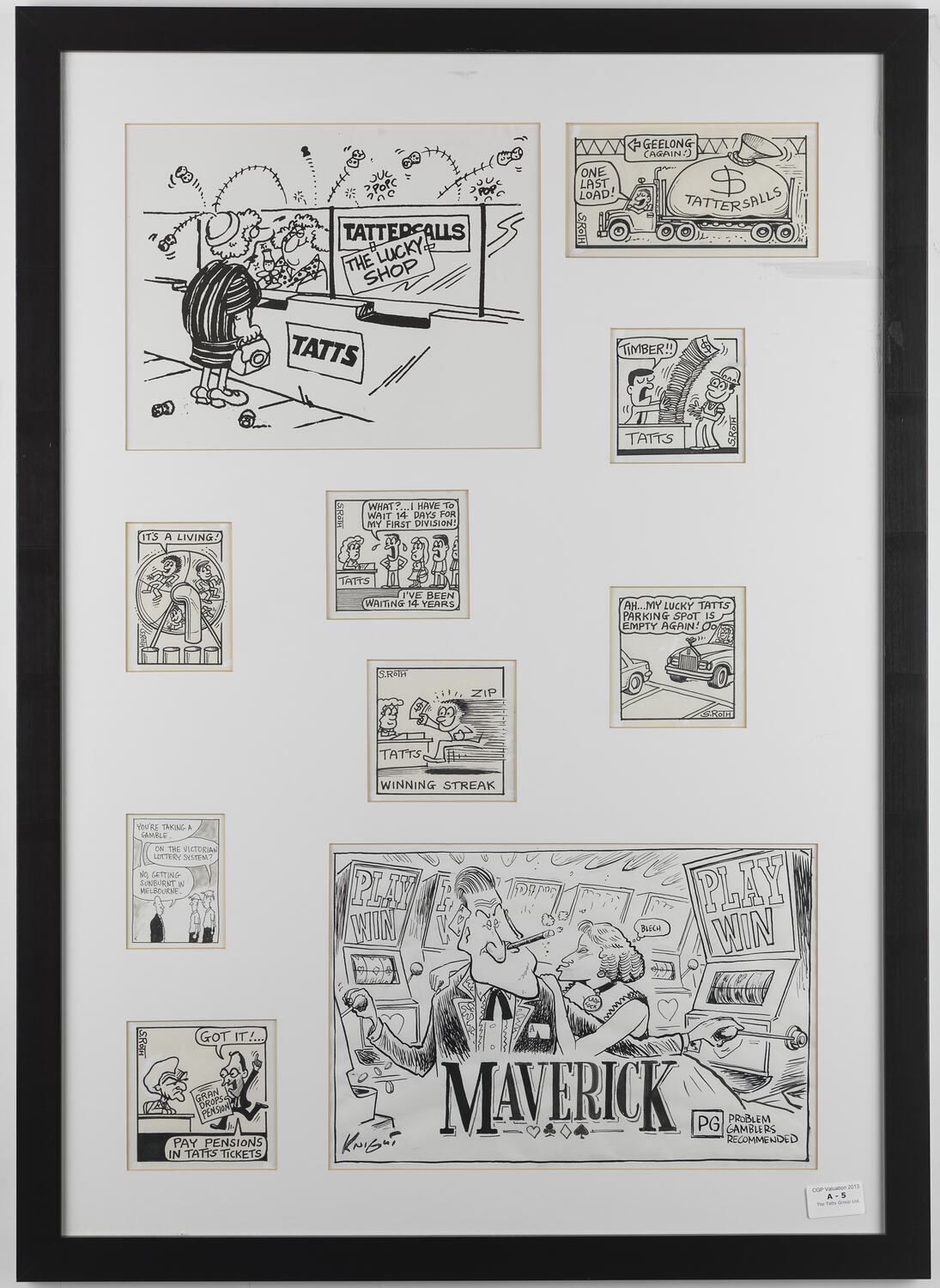 Cartoons - Australian Newspaper, Gambling in Victoria, Tattersalls ...