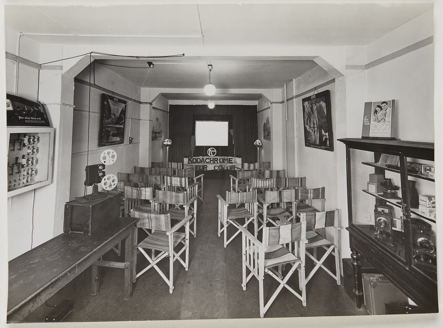 Photograph - Kodak, Projection Room Interior, Tasmania, circa 1940s-50s