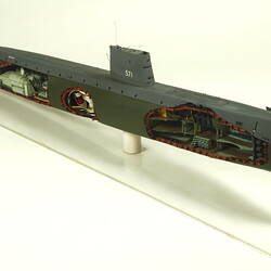 Nuclear Submarine Model - USS Nautilus, United States Navy, Connecticut ...