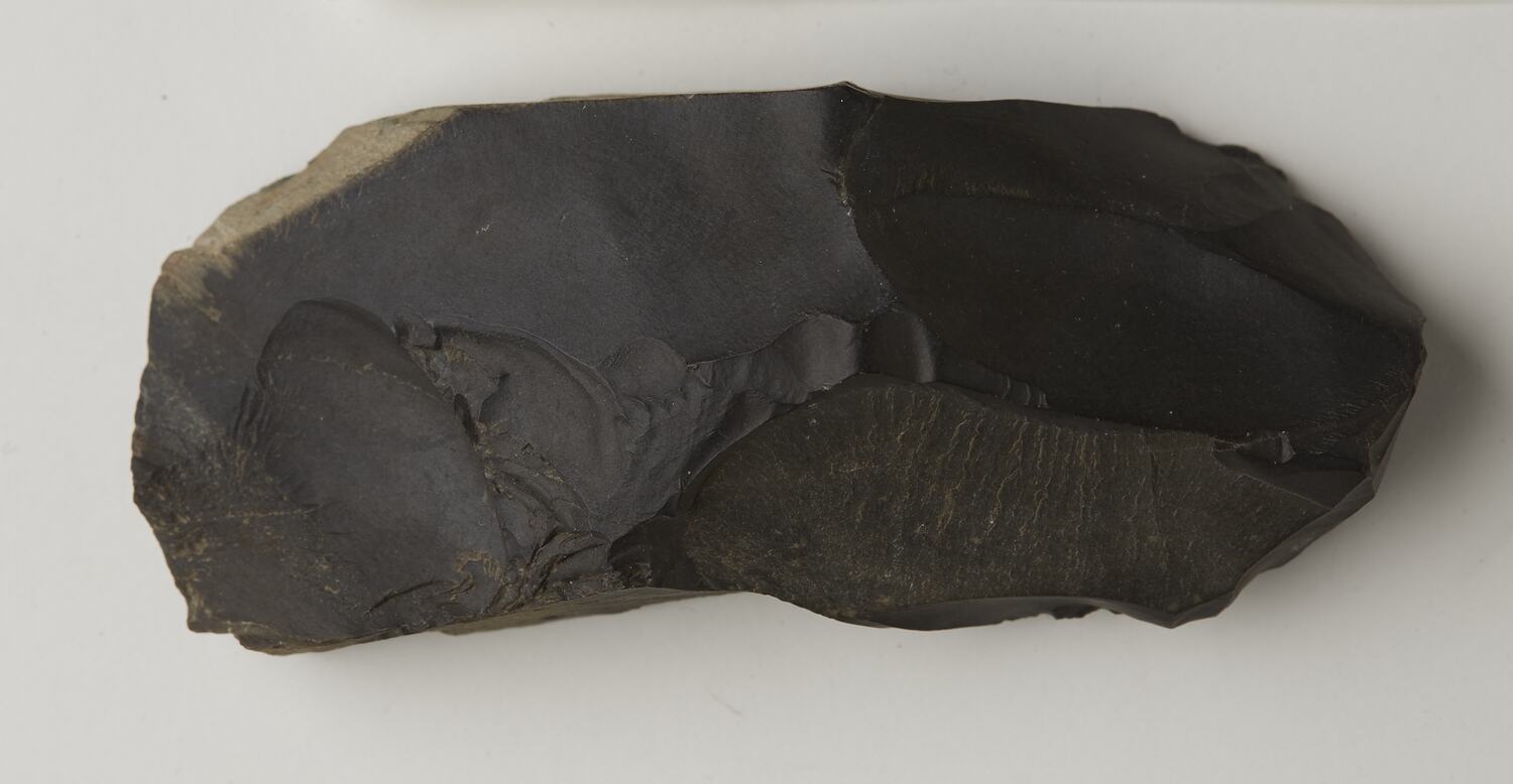 Stone artefact. Yaghan. Navarino Island, Magallanes, Chilean Antarctic ...